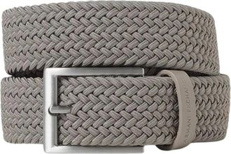 A|X Armani Exchange Femme, Accessoires, Beige, Taille: ONE Size Ceinture &Eacute;lastique Tress&eacute;e Chic