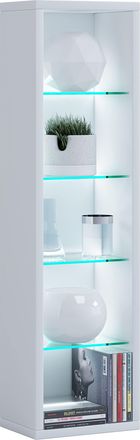 VCM Holz CD DVD Regal | Bücherregal | Aufbewahrung | Maße H. 77 x B. 21 x T. 14 cm | Standregal - Rasato L