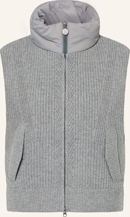 Frieda & Freddies Frieda & Freddies Steppweste Little Rieke Im Materialmix grau