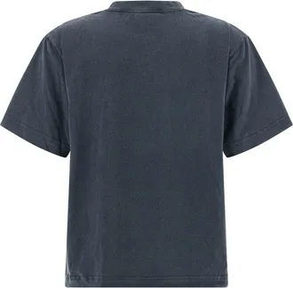 Balenciaga Embroidered Logo T-shirt - Charcoal