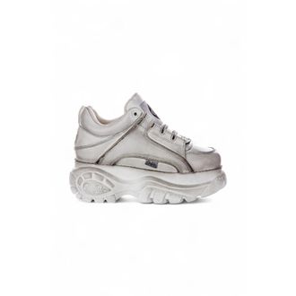 Buffalo &Ouml;lkalbsleder Schn&uuml;rschuh - - Shoes - Damen - Wei&szlig; - 39 EU