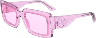 Longchamp Femme, Accessoires, Rose, Taille: ONE Size Injected Square Lunettes de soleil