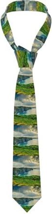 Generic Cravate Homme Les Magnifiques Falaises De Moher R&eacute;glable Tie Classique Cravates Homme Pour Accessoires F&ecirc;te &Eacute;v&eacute;nements