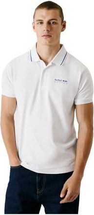 Red Bull Racing Eyewear Pepe Jeans Tipped Logo Polo, Blanc (Blanc), L Homme
