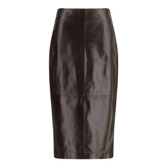 Arma Meeka Palermo Lederrock - - Skirts - Damen - Braun - XS