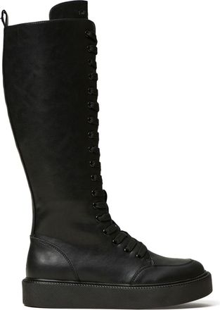 Twin-Set Stiefel mit Schnürung - Schwarz