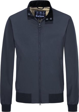 Barbour Leichte &Uuml;bergangsjacke mit Mesh-Eins&auml;tzen und Rippstrick-Abschl&uuml;ssen in