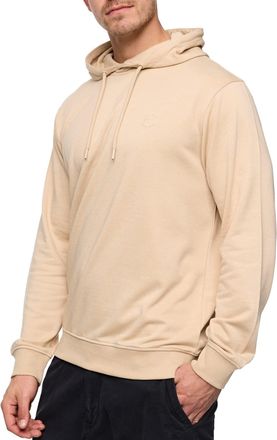 Indicode Herren Simpson Sweatshirt mit Kapuze | Hoodie Kapuzenpullover f&uuml;r M&auml;nner Irish Cream, XXL