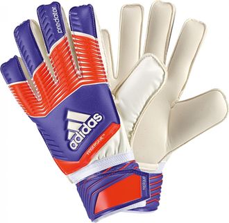 adidas Erwachsene Torwarthandschuhe Predator Fingersave Replique, Night Flash S15/Solar Red/White, 9.5