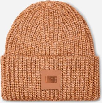 UGG Breit gerippte Beanie für Damen | UGG EU in Beige, Größe Acrylmischung