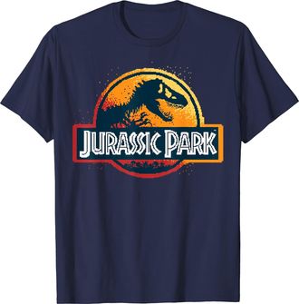 Jurassic Park Pixel Art Logo T-Shirt