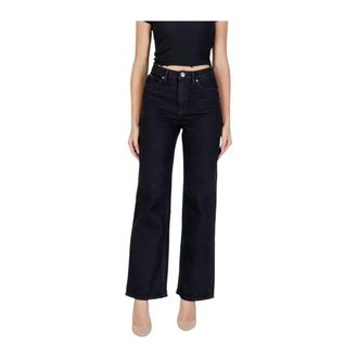 Vero Moda Schwarze Baumwoll-Stretch-Jeans - - Jeans - Damen - Schwarzk - W27 L32