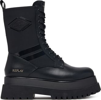 Replay Schn&uuml;rstiefeletten REPLAY GWL72.000.C0202S Schwarz