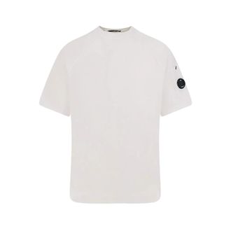 C.P. Company Patch Pocket Logo T-Shirt - - Tops - Herren - Wei&szlig; - XL