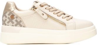Xti Sportschuhe Sneaker Damen Beige - Bequeme und vielseitige Schuhe - Casual Mode - Modell 14423302 (Größe 36)