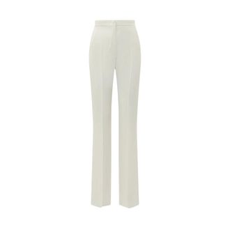 Max Mara Femme, Pantalons, Blanc, Taille: 40 FR Mxecrine Pantalone