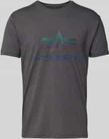 Alpha Industries T-Shirt mit Label-Print