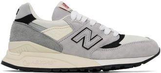 New Balance Baskets 998 gris et beige - Made in USA