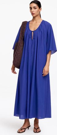 Arket Strandkleid Aus Lyocell-Mischung -Blau