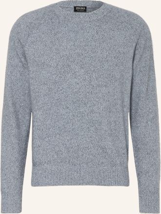 Ermenegildo Zegna Zegna Cashmere-Pullover Oasi blau