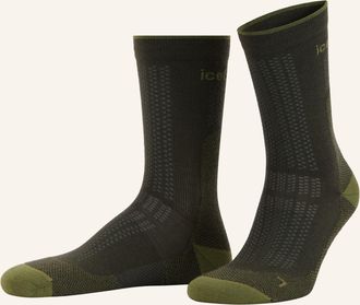Icebreaker Socken Merino Hike + Ultralight Crew gruen