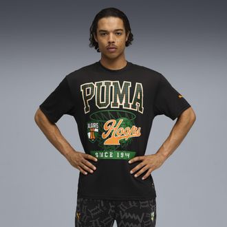 Puma BC Zalgiris Kaunas Fanwear Basketball-T-Shirt II Herren, Kleidung, Schwarz, XXL