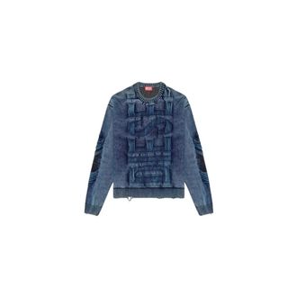 Diesel Stylisches K-Rottissimo Herren T-Shirt - - Knitwear - Herren - Blau - S