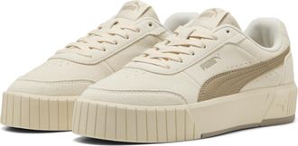 Puma Damen Carina Mia Sneakers 42.5, Alpine Snow Ice Coffee White Beige
