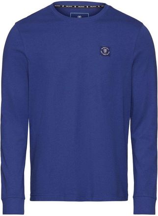 DELMAO Rundhalsshirt mit Markenlabel