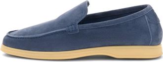 Boggi Milano Homme, Chaussures, Bleu, Taille: 41 EU Aria Mocassins en Cuir Su&eacute;d&eacute;