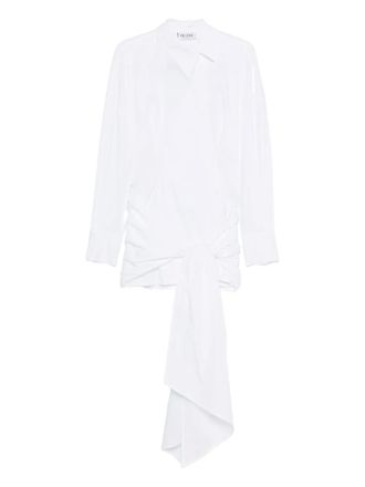 The Attico Minikleid mit langen &Auml;rmeln - Wei&szlig;