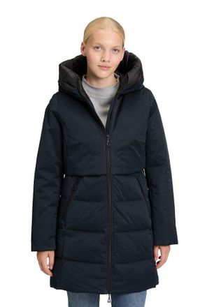 AMBER & JUNE Winterjacke Damen mit Kapuze