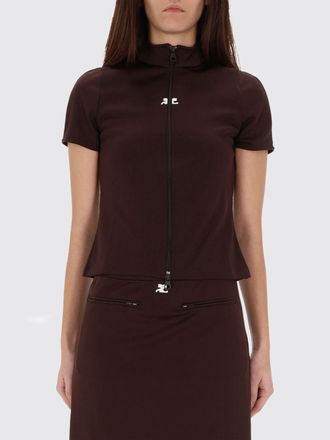 Courr&egrave;ges Top COURR&Egrave;GES Femme couleur Marron