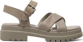 Timberland Damen Cross Strap Sandale, Hellbraun, Vollkorn, 39 EU