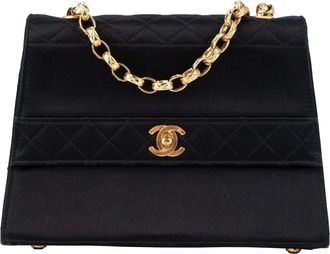 Chanel Crossbody Bags - Chanel Stich Satin 24K Gold Single Flap Crossbody - Gr. unisize - in Bunt - f&uuml;r Damen
