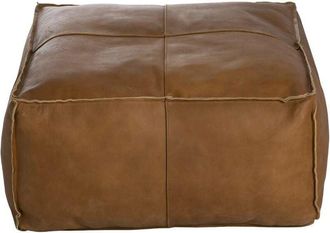 Made In Meubles Made In Meubles - Pouf en cuir petit modèle Mina