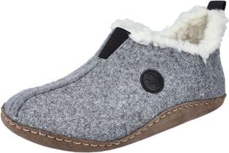 Rieker Chaussons pour femme, gris, 39 EU