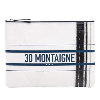 Dior Pre-owned Canvas Pouch - - Pre-owned - Damen - Wei&szlig; - ONE SIZE