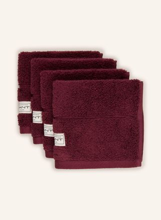 Gant Home Gant Home 4er-Set Seift&uuml;cher rot