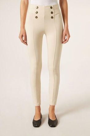 Calzedonia Skinny-fit Shaping Leggings Wei&szlig;
