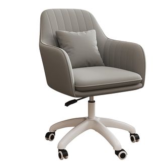 Generic B&uuml;rostuhl Aus Getuftetem Samt - Ergonomischer, Drehbarer Schreibtischstuhl Mit Mittlerer R&uuml;ckenlehne, H&ouml;henverstellung Und Lordosenst&uuml;tze for Zuhause,