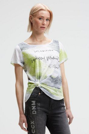 soccx Rundhalsshirt mit Turn-Up-&Auml;rmel