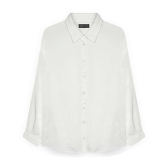 Fiorella Rubino Damen, Blusen & Hemden, Wei&szlig;, XLGr&ouml;&szlig;e