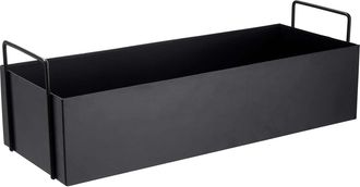 Butlers Pflanzkasten aus Metall wetterfest B 45 x T 17cm -PLANTA- Blumentopf mit Griffen | vielseitig einsetzbar als Kr&auml;uter- und Utensilienbeh&auml;lter f&uuml;r die K