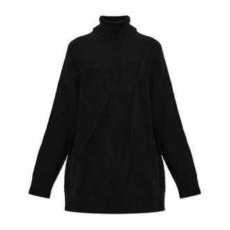 Yohji Yamamoto Pull &agrave; col roul&eacute; en laine - Homme - Pulls - Noir - Taille: L