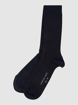 Christian Berg Socken mit Stretch-Anteil im 2er-Pack