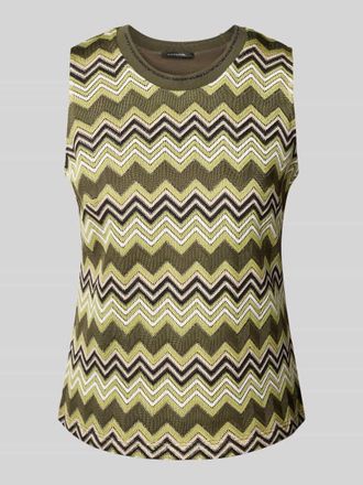 Comma Stricktop mit Lochmuster