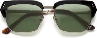 Marni Eyewear Sonnenbrille mit geometrischem Gestell - Schwarz