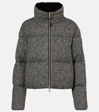 Moncler Veste doudoune Careil en laine mélangée