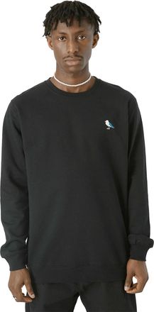 Cleptomanicx Sweatshirt Embro Gull (Black) L
